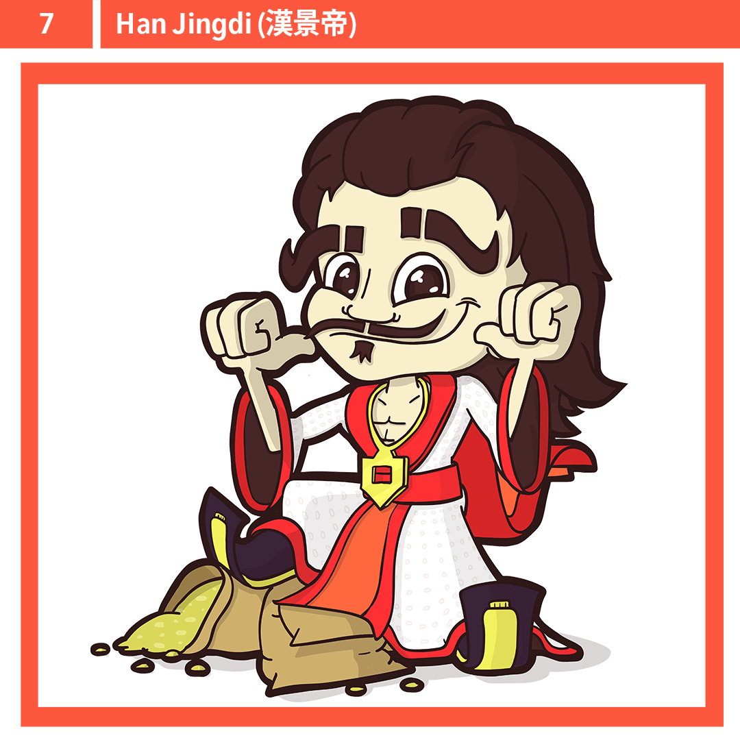 7. Han Jingdi -The Man Who Has It All – The Emperors of China